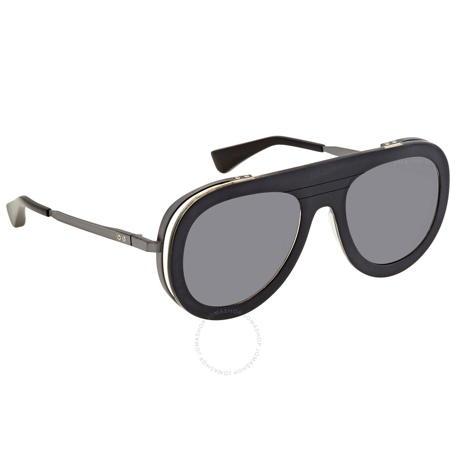 Dita Endurance Grey Black Flash Round Men's Sunglasses DTS107-55-02 ...