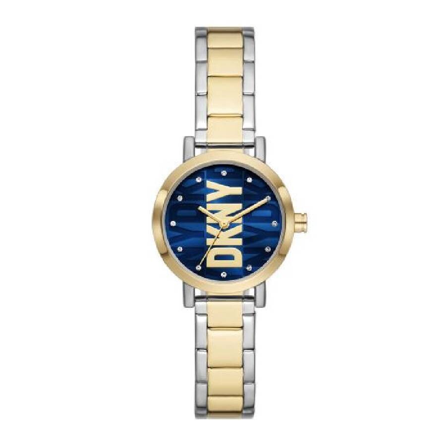 DKNY Soho Quartz Crystal Blue Dial Ladies Watch NY6671 674188274586 ...