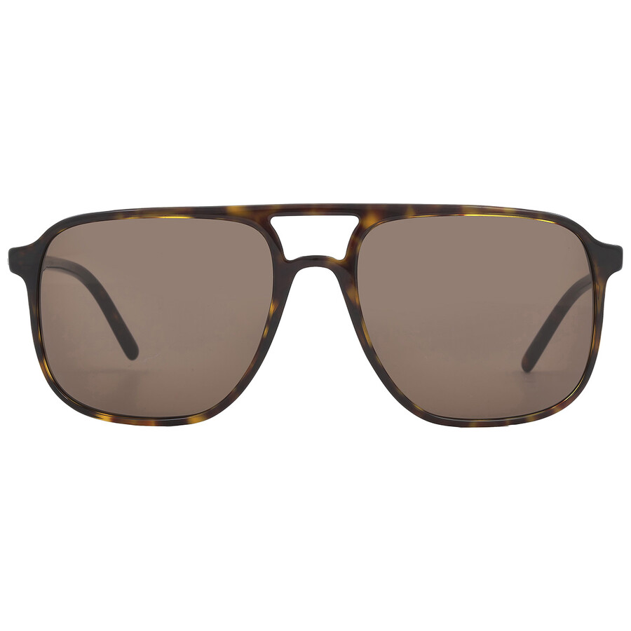 Dolce & Gabbana Dark Brown Navigator Men's Sunglasses DG4423 502/73 58 ...