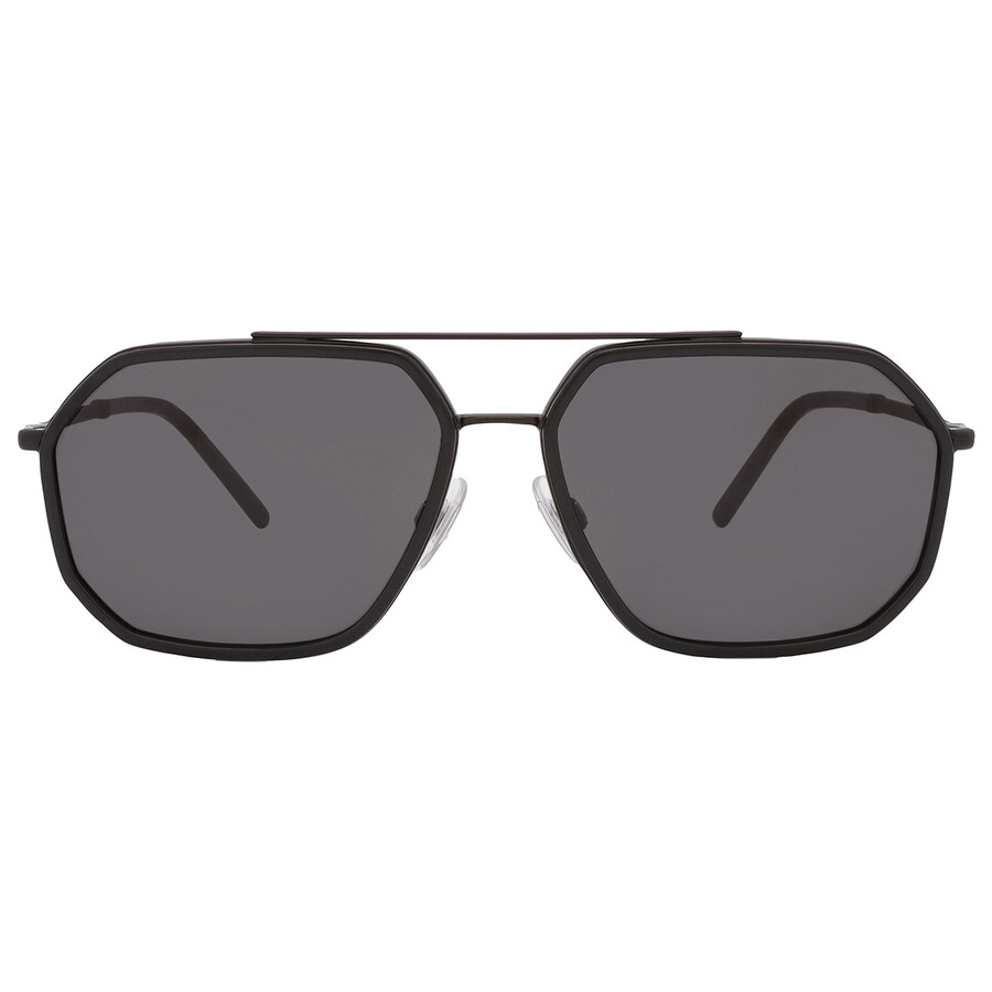 Dolce & Gabbana Dark Gray Pilot Men's Sunglasses DG2285 110687 60 ...