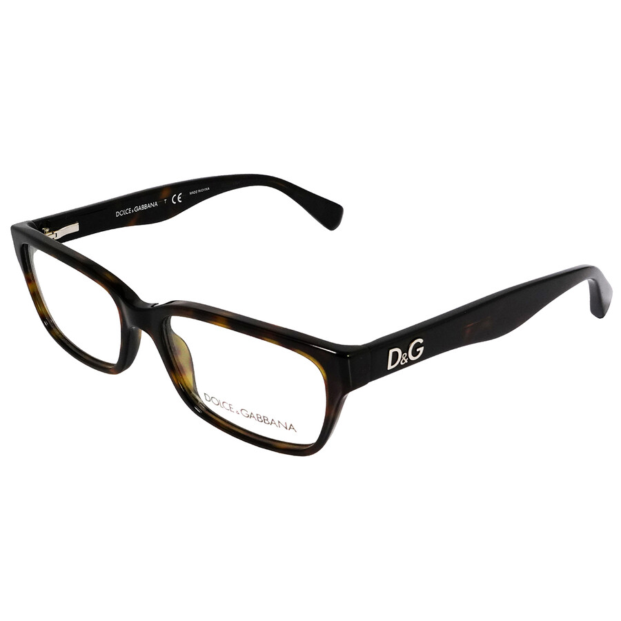 Dolce & Gabbana Transparent Square Ladies Eyeglasses DD1249 502 51 ...