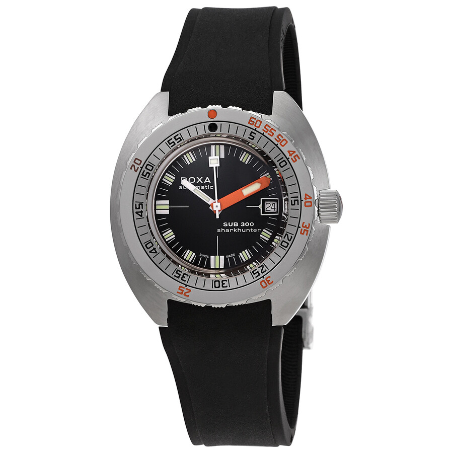 Doxa Sharkhunter Automatic Black Dial Men's Watch 821.10.101.20 - Doxa ...