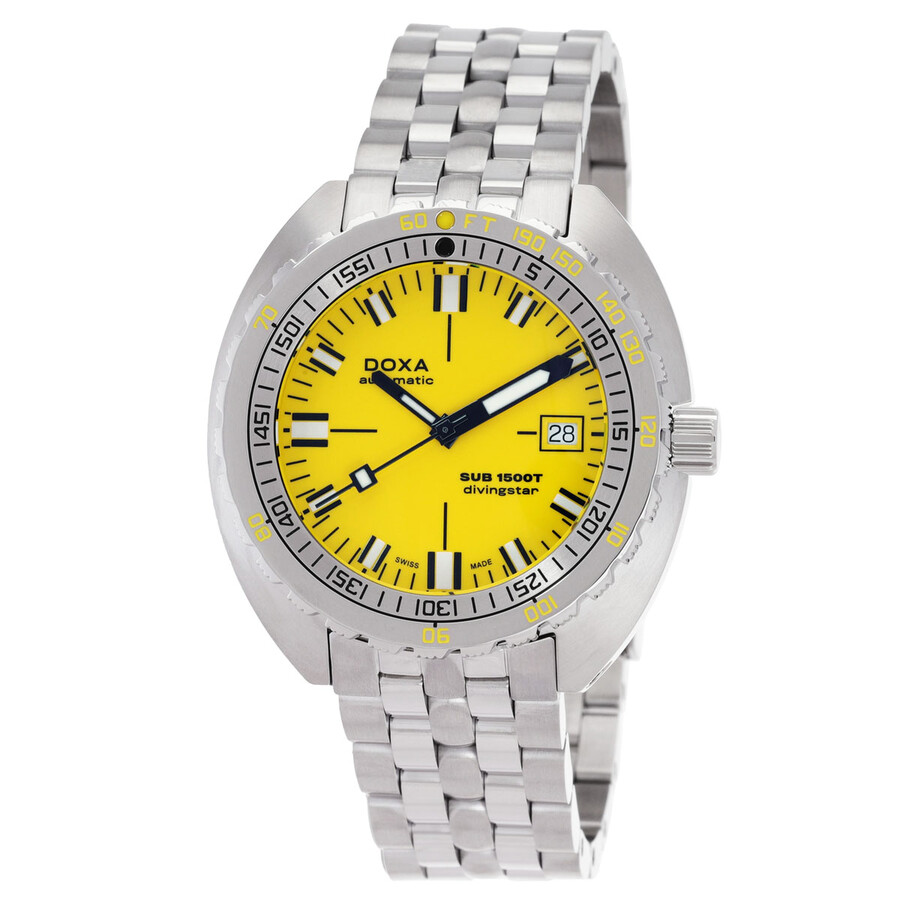Doxa SUB 1500T Divingstar Automatic Men's Watch 883.10.361.10 - Watches ...