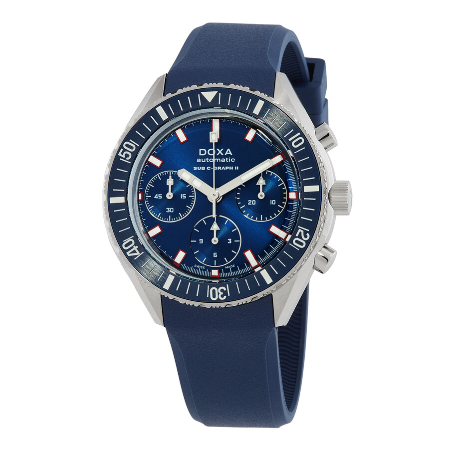 Doxa SUB 200 C-Graph II Chronograph Automatic Blue Dial Men's Watch 797 ...