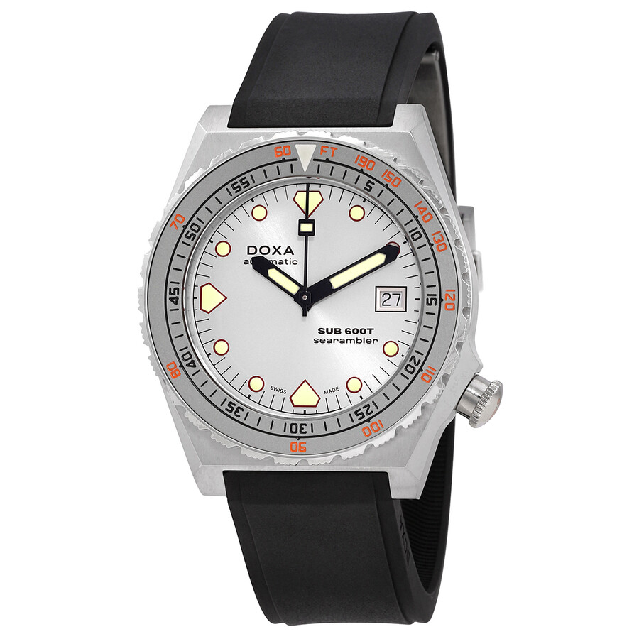 Doxa SUB 600T Automatic Silver Dial Men's Watch 862.10.021.20 - Watches ...