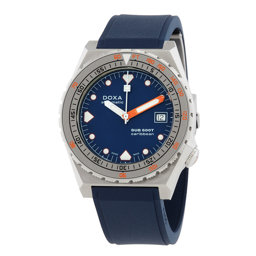 Doxa SUB 600T Caribbean Automatic Men's Watch 862.10.201.32 - Watches ...