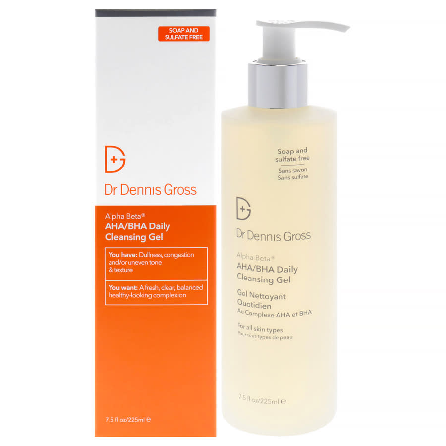 Dr. Dennis Gross Alpha Beta AHA-BHA Daily Cleansing Gel 7.5 oz Bath ...
