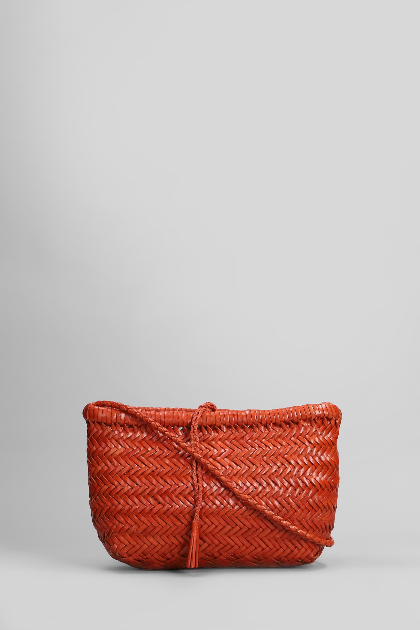 Dragon Diffusion Minsu Mini Basket Hand Bag In Orange Leather 8938 ...