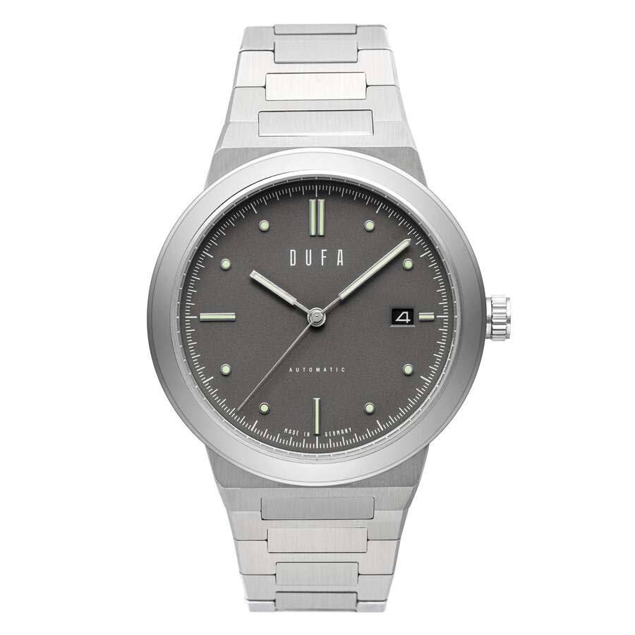 Dufa Gunter Automatic Grey Dial Men's Watch DF-9033-44 194595002072 ...