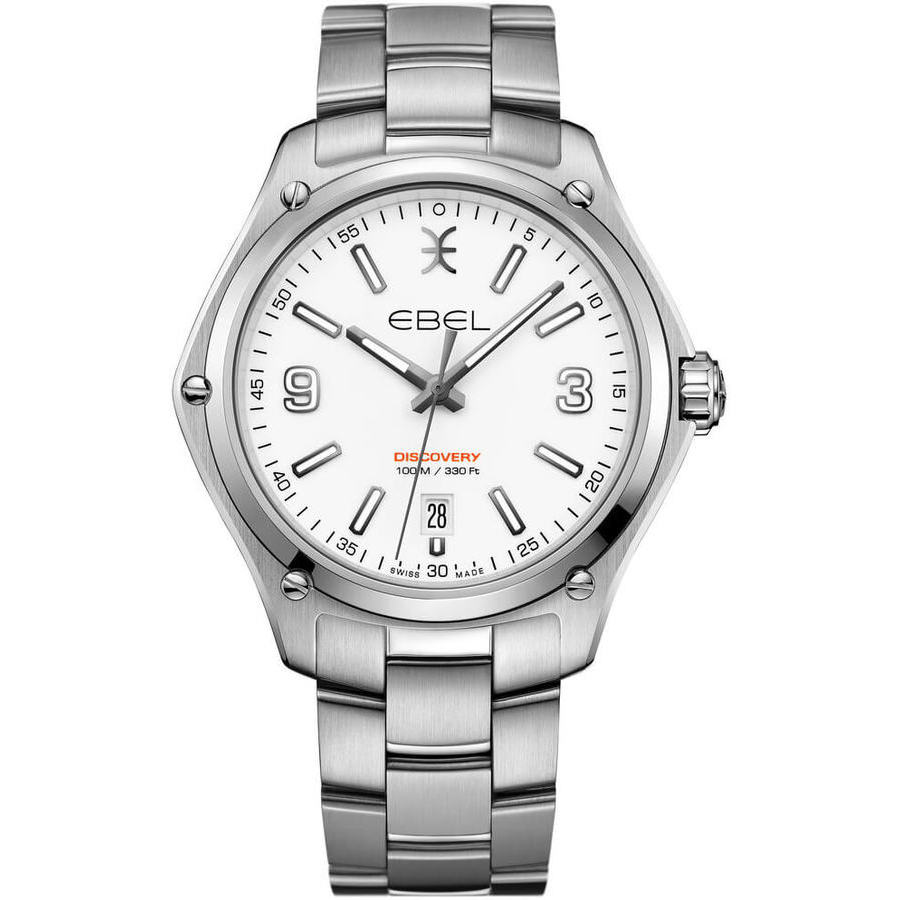 Ebel Discovery Quartz White Dial Men's Watch 1216399 - Watches ...