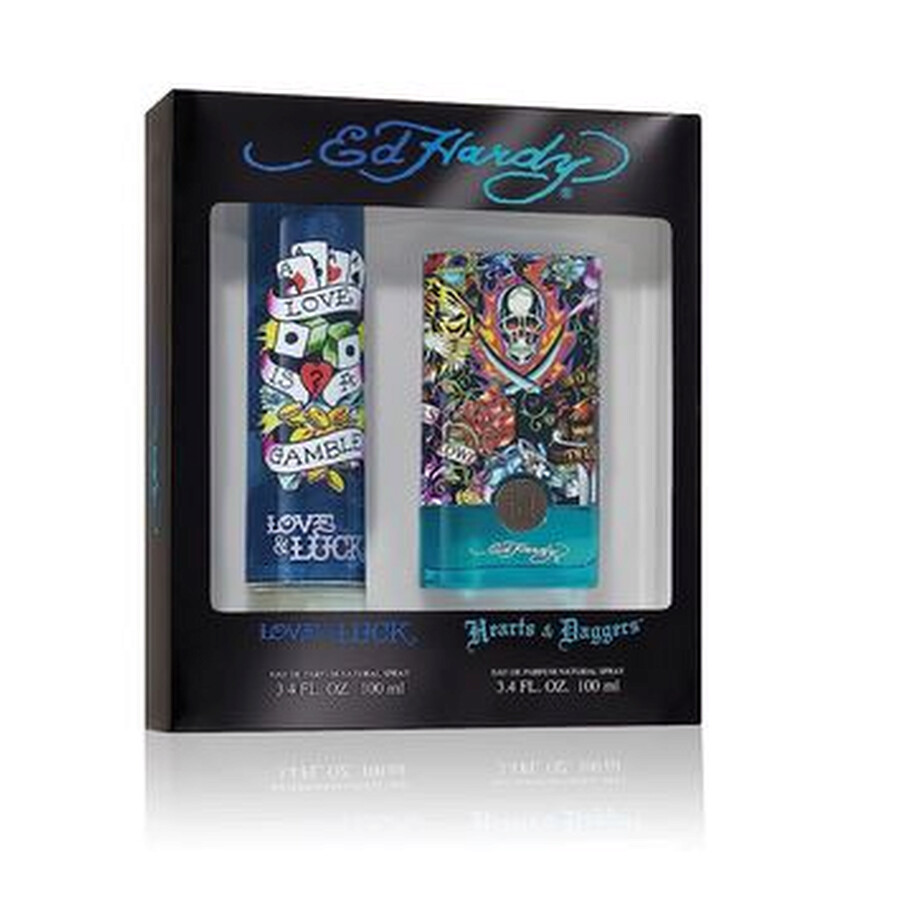 Christian Audigier Ed Hardy Men's Gift Set Fragrances 719346229333 ...