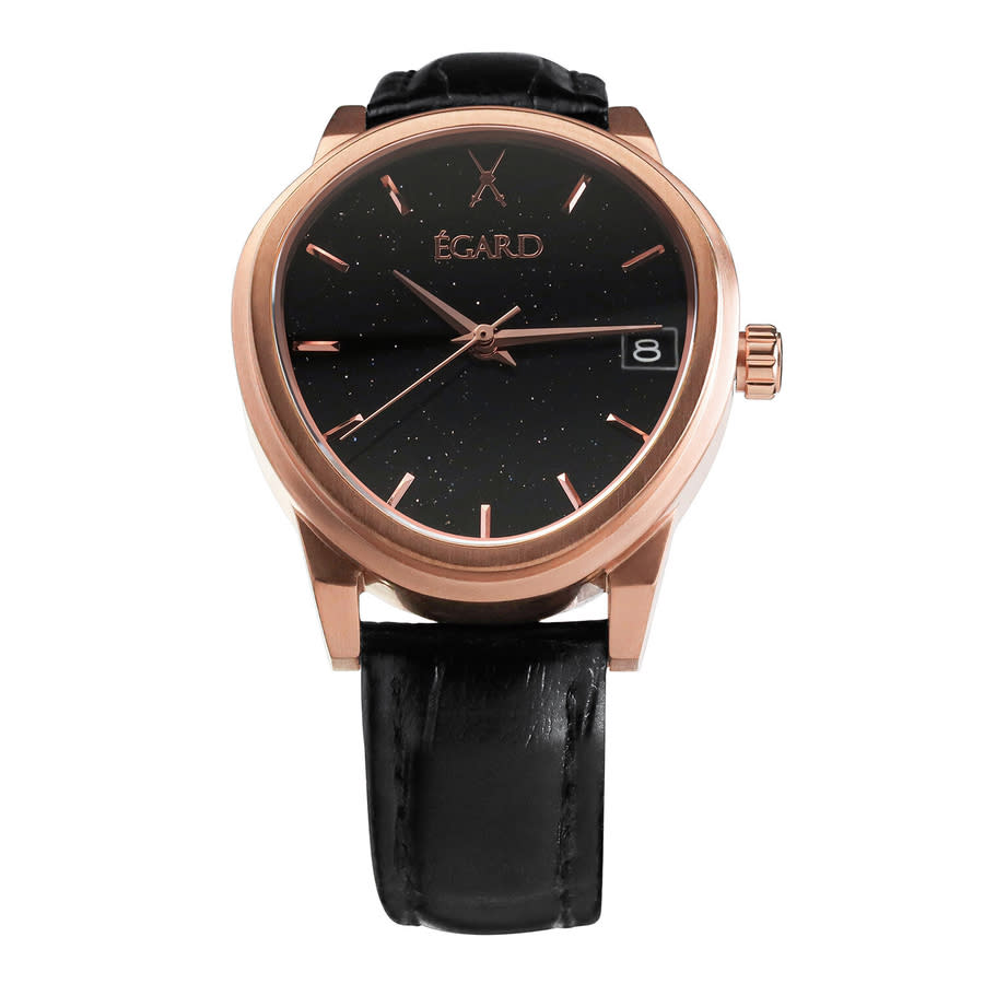 Egard Dali F2 Rose Automatic Black Dial Ladies Watch WCH-5073M0H291 ...