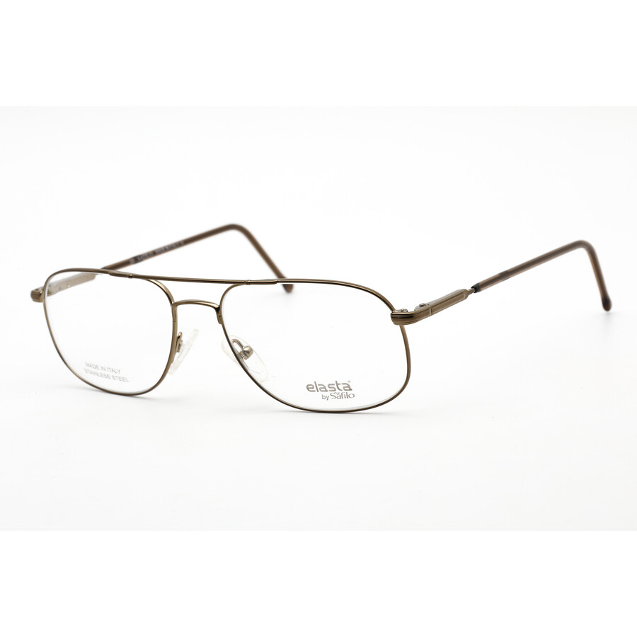 Elasta Men's Brown Rectangular Eyeglass Frames 702009HM0056 ...