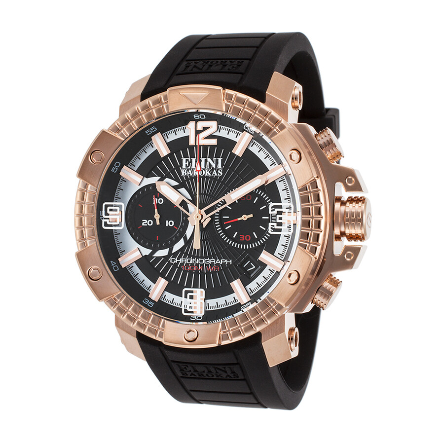 Elini Barokas Arena Chronograph Men's Watch ELINI-20033-RG-01 ...