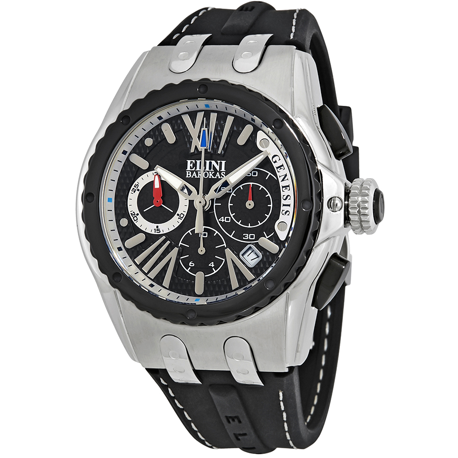 Elini Barokas Genesis Chronograph Men's Watch ELINI-20008-01-BB ...