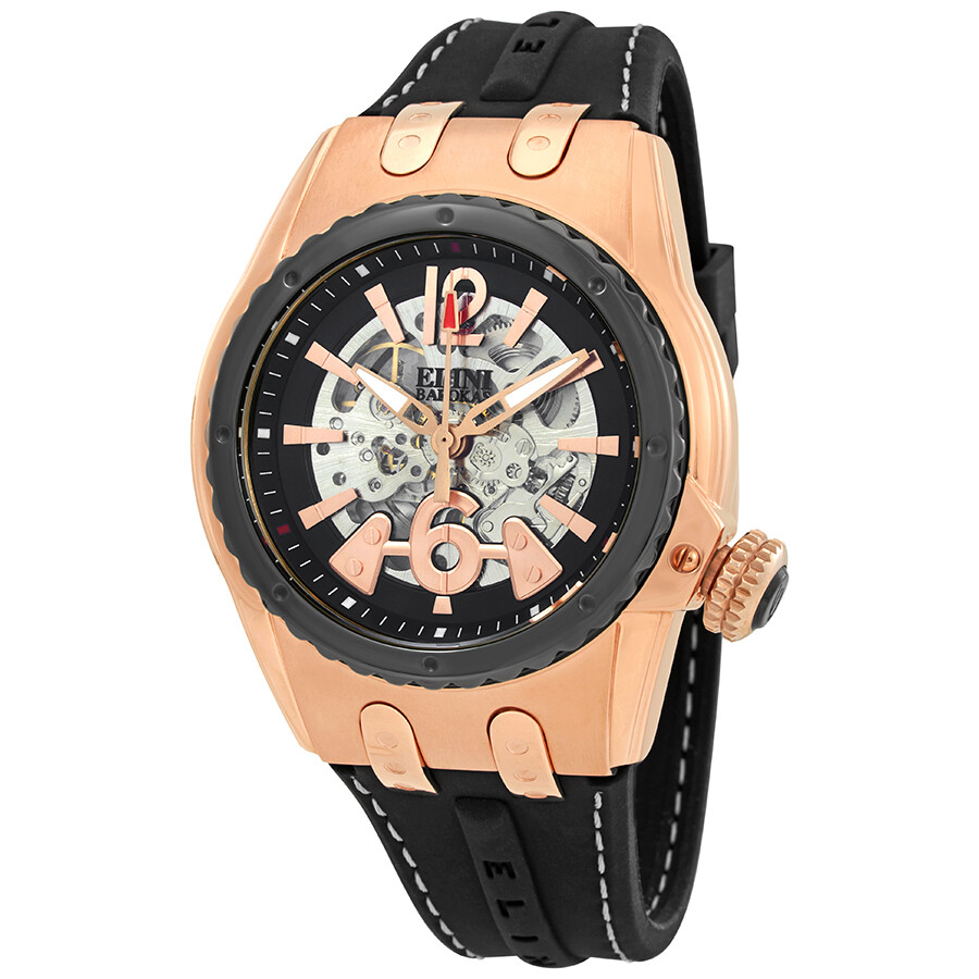 Elini Barokas Genesis Prime Automatic Men's Watch ELINI-20026-RG-01-BB ...