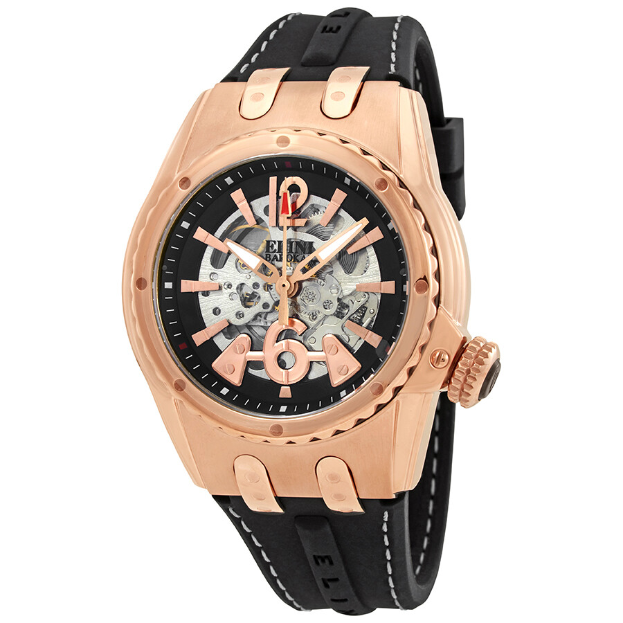 Elini Barokas Genesis Prime Automatic Men's Watch ELINI-20026-RG-01 ...