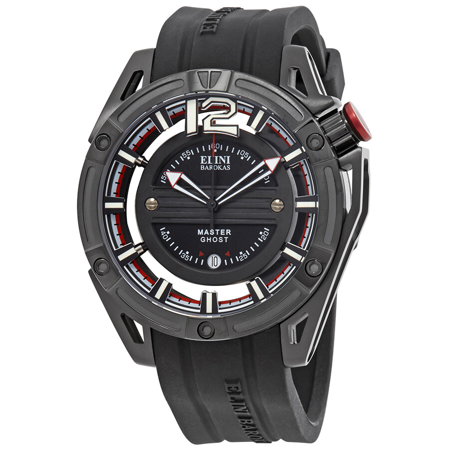 Elini Barokas Master Ghost Men's Watch ELINI-20016-BB-01 722630391784 ...