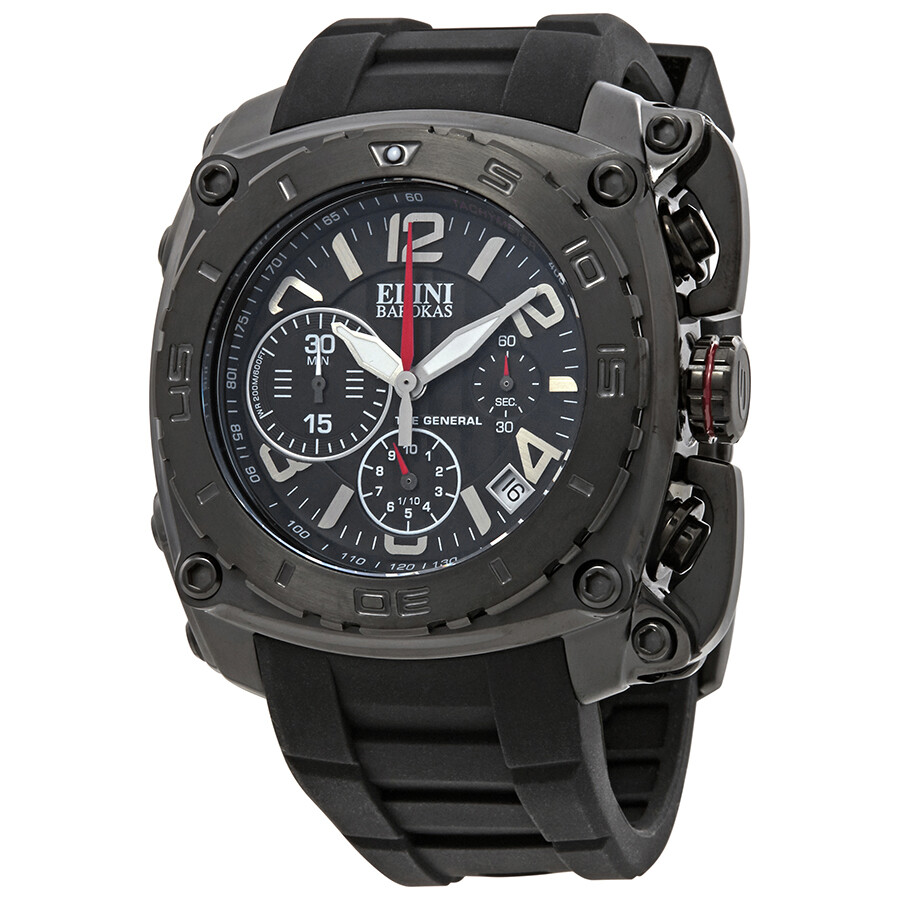 Elini Barokas The General Chronograph Men's Watch ELINI-20010-BB-01 ...