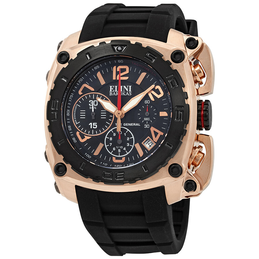 Elini Barokas The General Chronograph Men's Watch ELINI-20010-RG-01-BB ...
