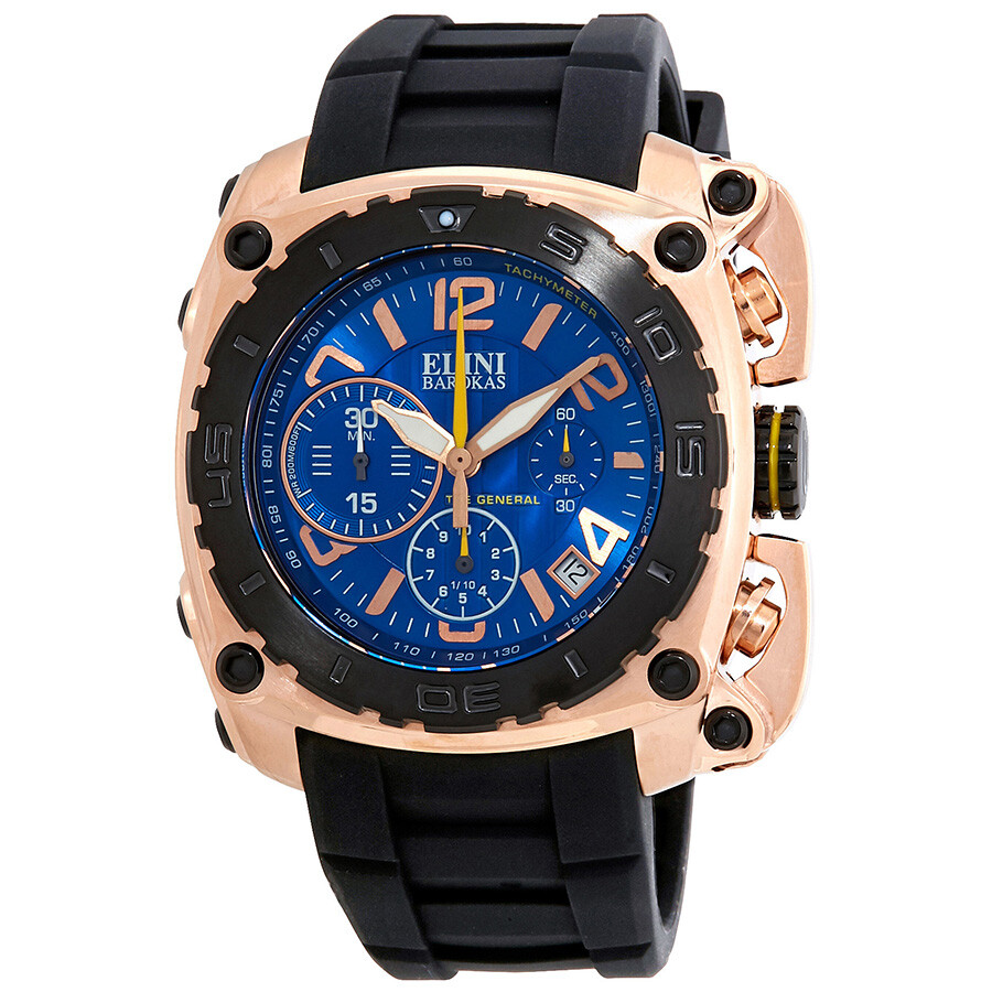 Elini Barokas The General Chronograph Men's Watch ELINI-20010-RG-03-BB ...