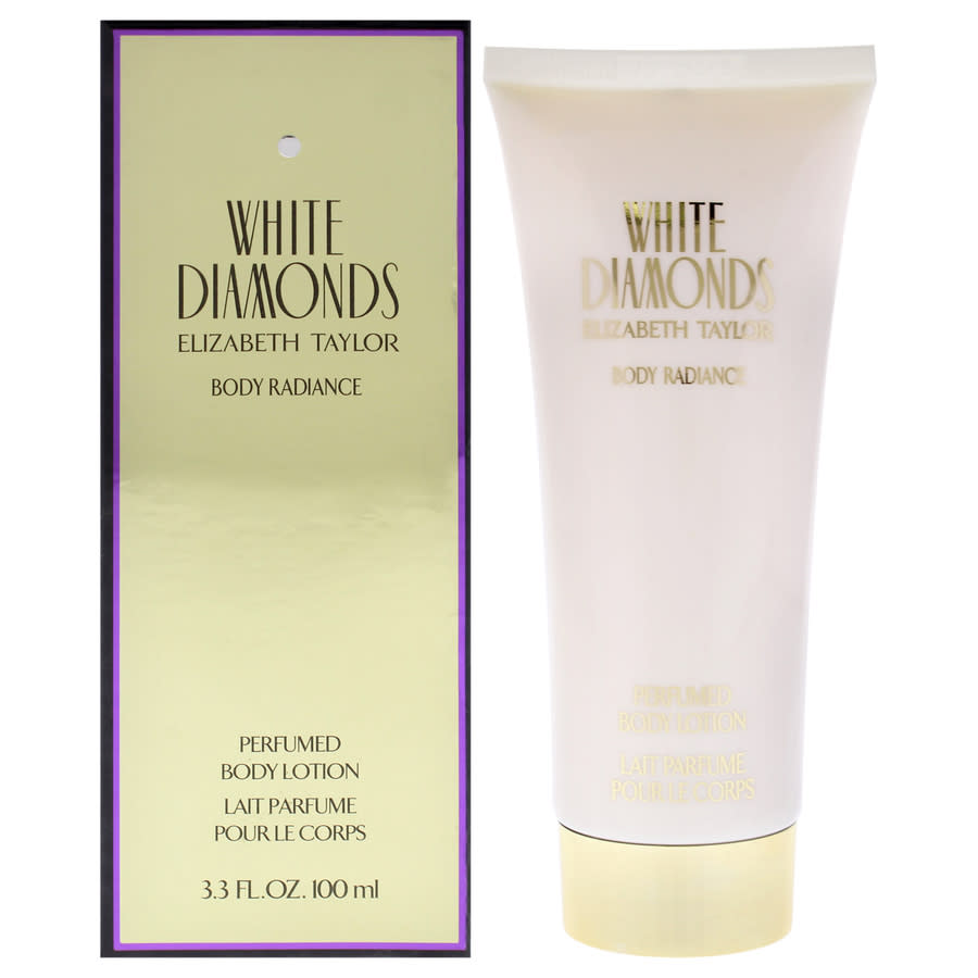 Elizabeth Taylor Ladies White Diamonds Body Lotion 3.3 oz (Tester) Bath ...