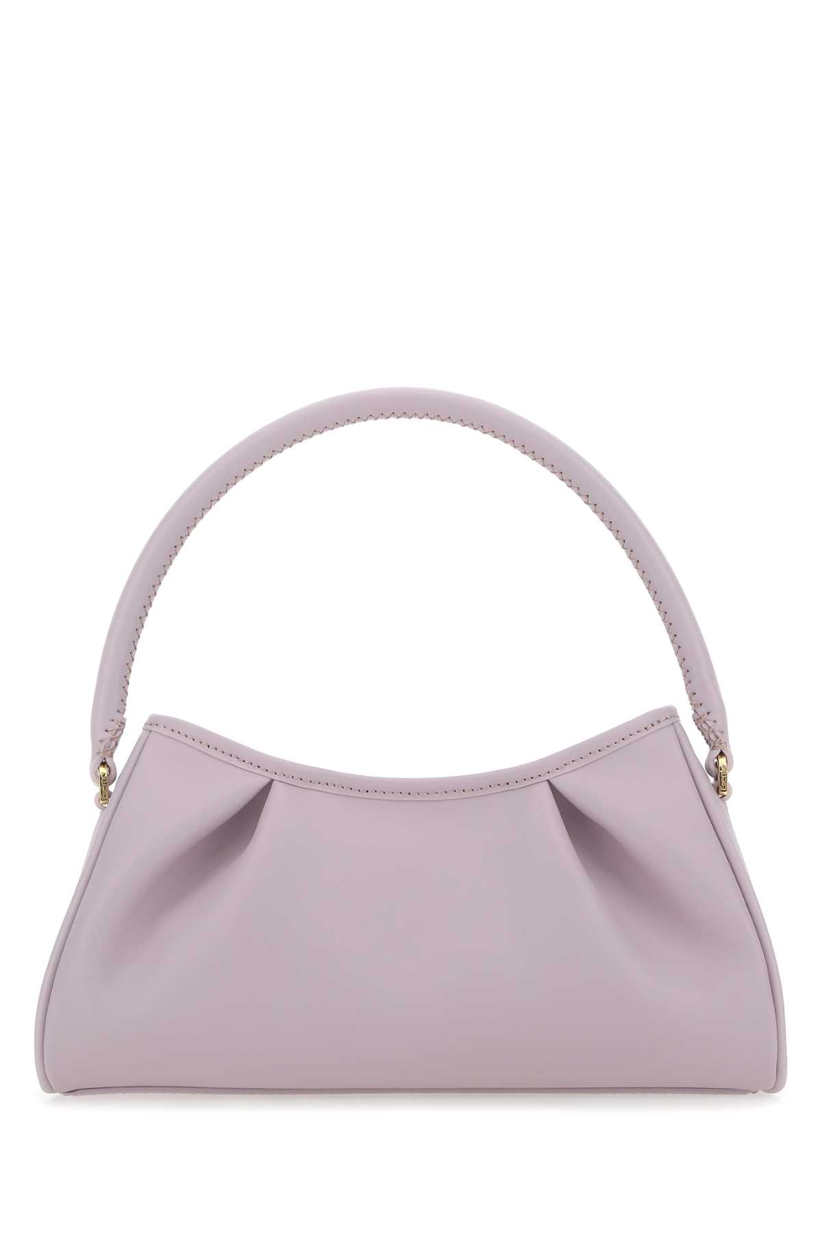 Elleme Lilac Leather Dimple Moon Shoulder Bag DIMPLE HEATHER - Handbags ...