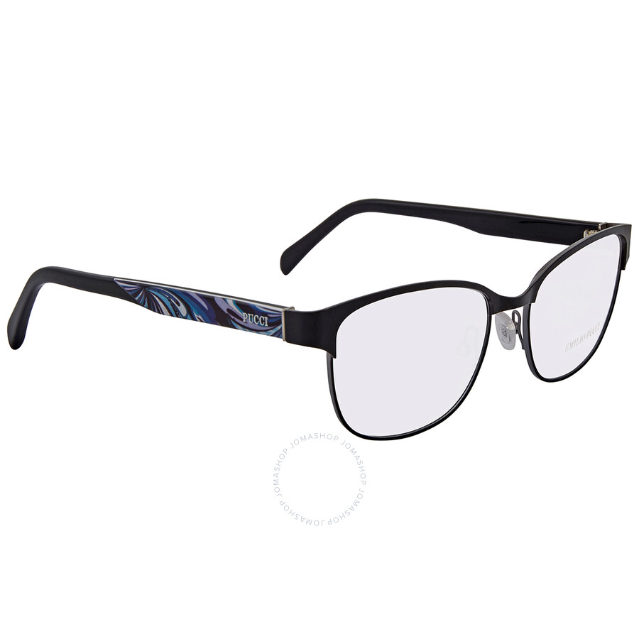Emilio Pucci Ladies Black Cat Eye Eyeglass Frames EP5016-005-53 ...