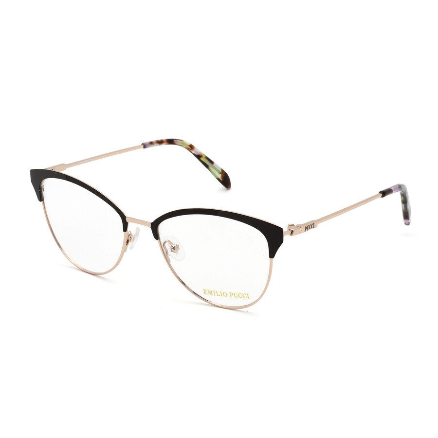 Emilio Pucci Ladies Black Cat Eye Eyeglass Frames EP508700553 ...