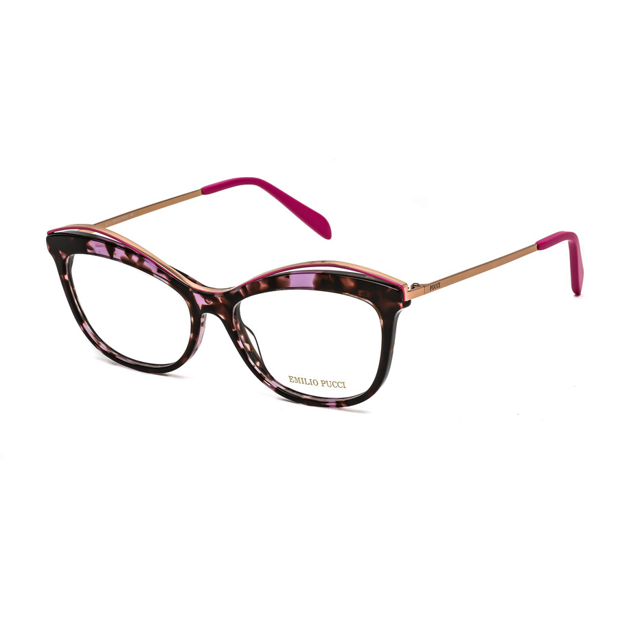 Emilio Pucci Ladies Tortoise Cat Eye Eyeglass Frames EP513505656 ...