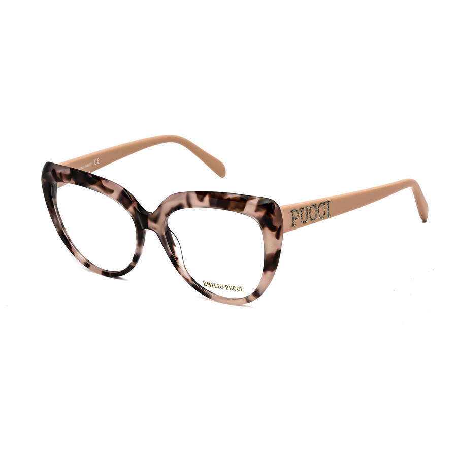 Emilio Pucci Ladies Tortoise Cat Eye Eyeglass Frames EP517305554 ...
