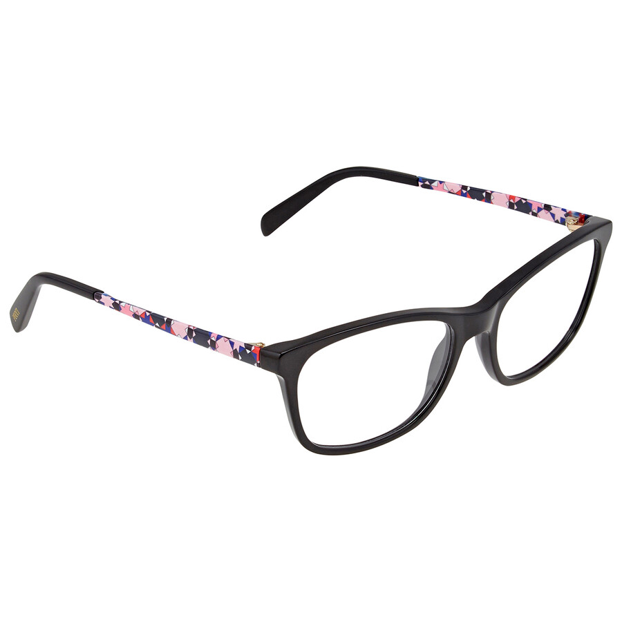 Emilio Pucci Transparent Rectangular Ladies Eyeglasses EP5068 001 54 ...