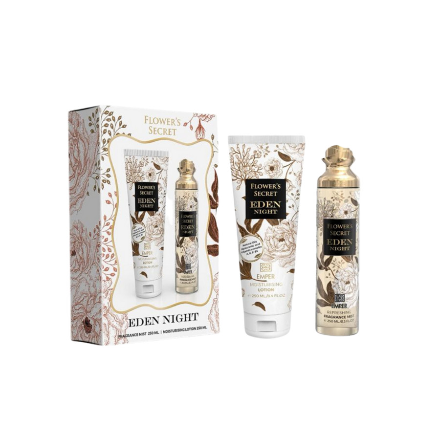 Emper Ladies Flowers Sercret Eden Night Gift Set Fragrances ...