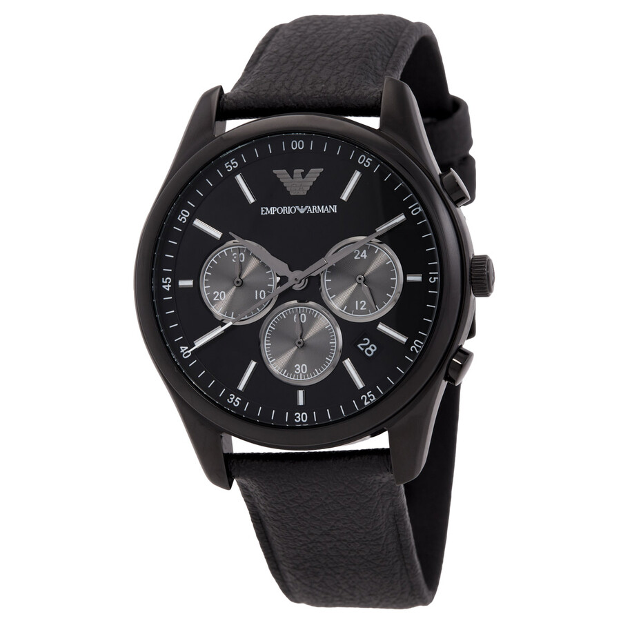 Emporio Armani Chronograph Quartz Black Dial Men's Watch AR11583 ...