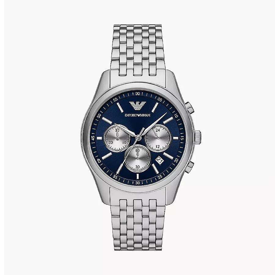 Emporio Armani Chronograph Quartz Blue Dial Men's Watch AR11582 ...