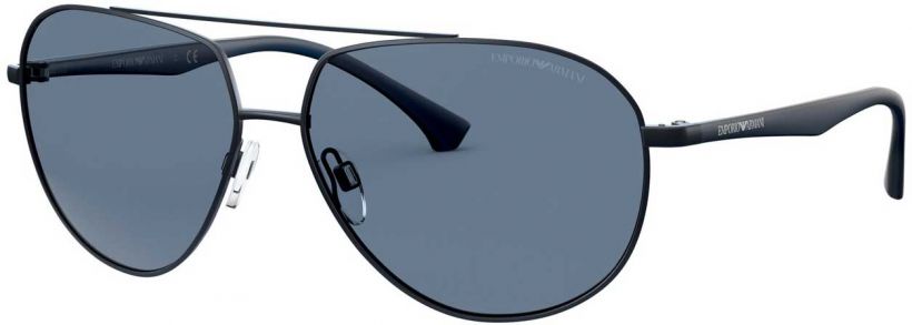 Emporio Armani Dark Blue Pilot Men's Sunglasses EA2096 329880 60 ...