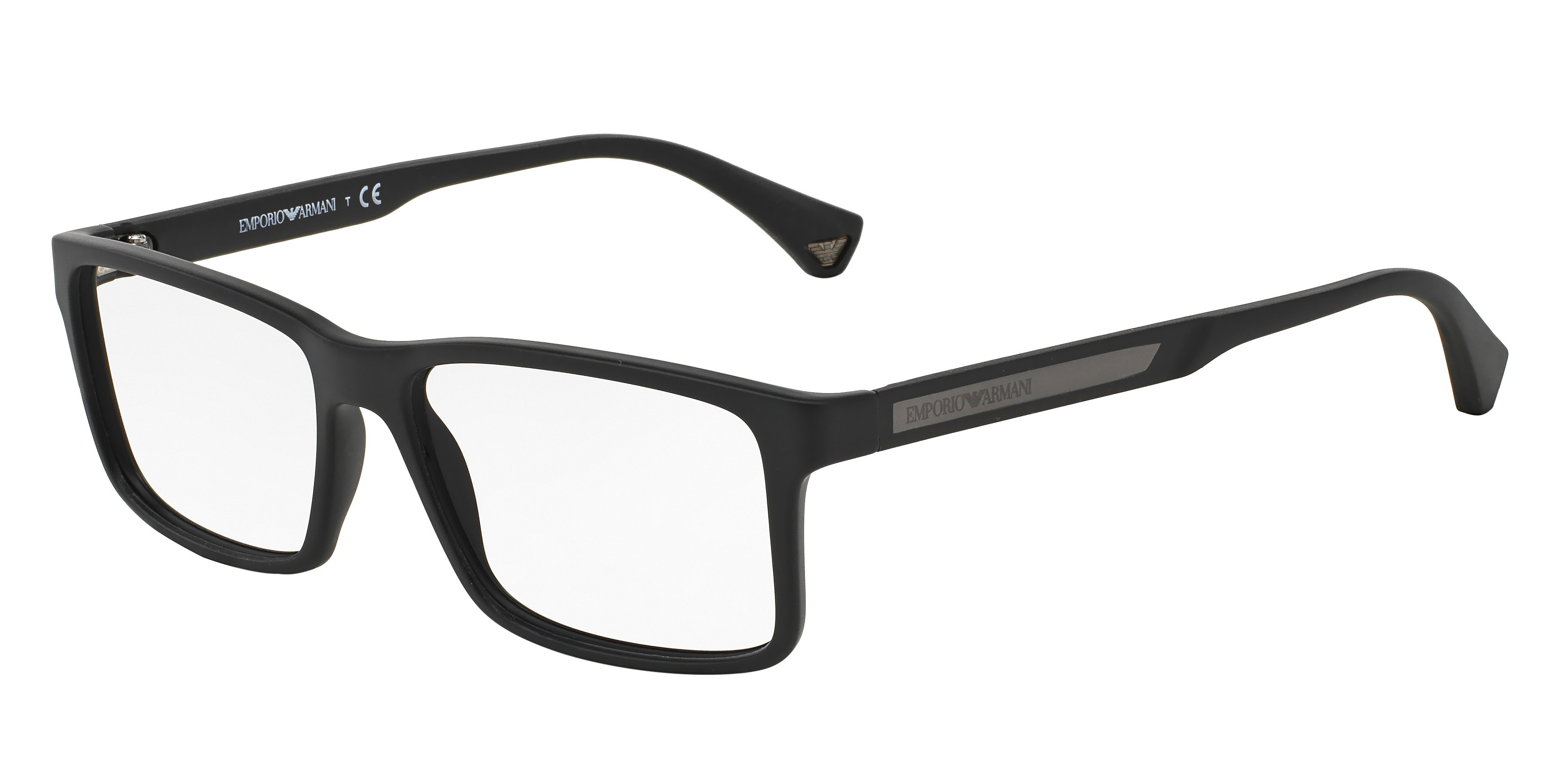 Emporio Armani Demo Rectangular Men's Eyeglasses EA3038 5063 54 ...