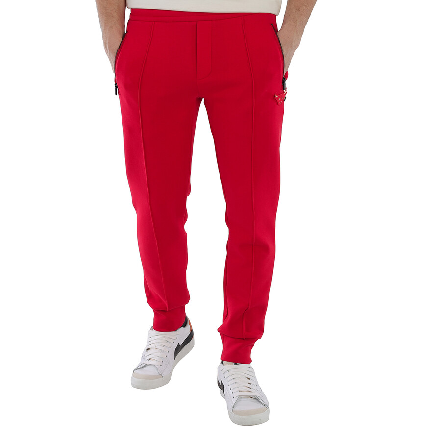 Emporio Armani Men's Red Cotton Sweatpants, Size Large 3K1PP3-1JHSZ ...