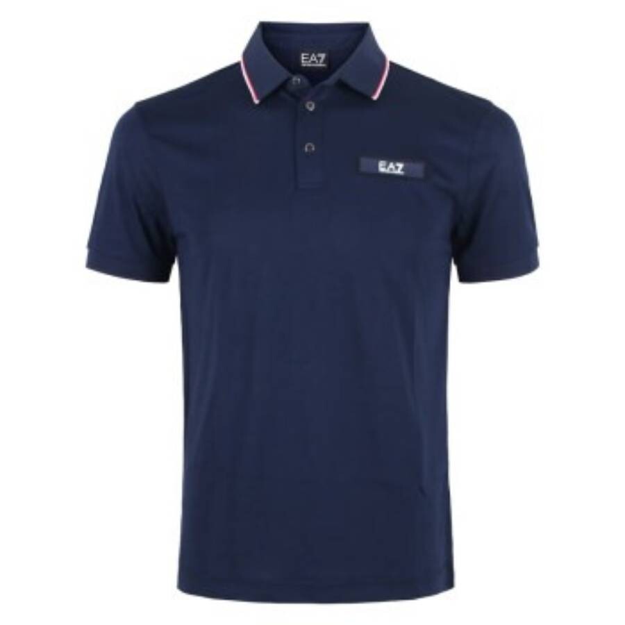 Emporio Armani Navy EA7 Polo Shirt, Size Small 3RPF03-PJM9Z-1554 ...