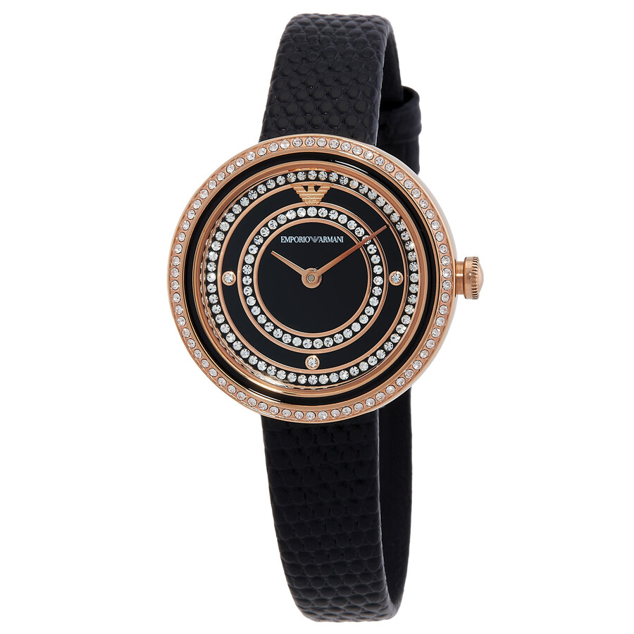 Emporio Armani Rosa Quartz Crystal Ladies Watch AR11493 723763308274 ...