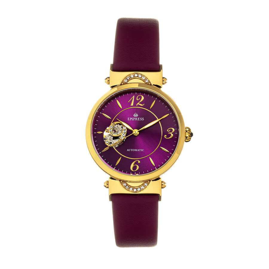 Empress Alouette Automatic Fuschia Pink Ladies Watch EMPEM3401 ...