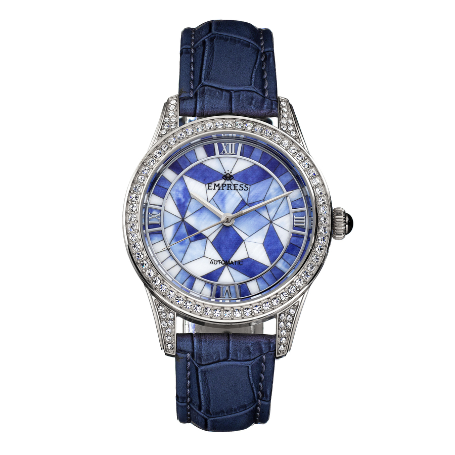 Empress Augusta Automatic Blue Dial Ladies Watch EMPEM3502 847864193970 ...