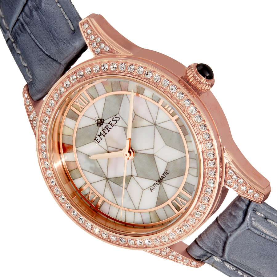 Empress Augusta Automatic Grey Dial Ladies Watch EMPEM3504 - Empress ...