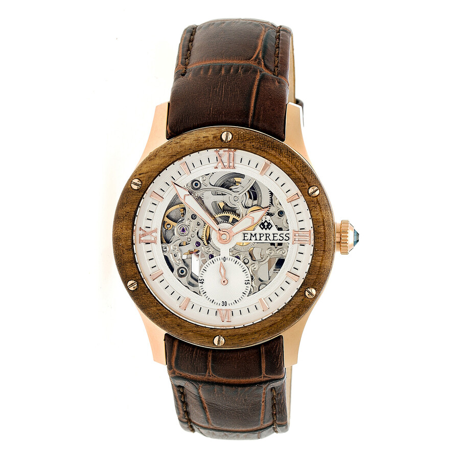 Empress Victoria Automatic Silver Dial Ladies Watch EMPEM1707 ...