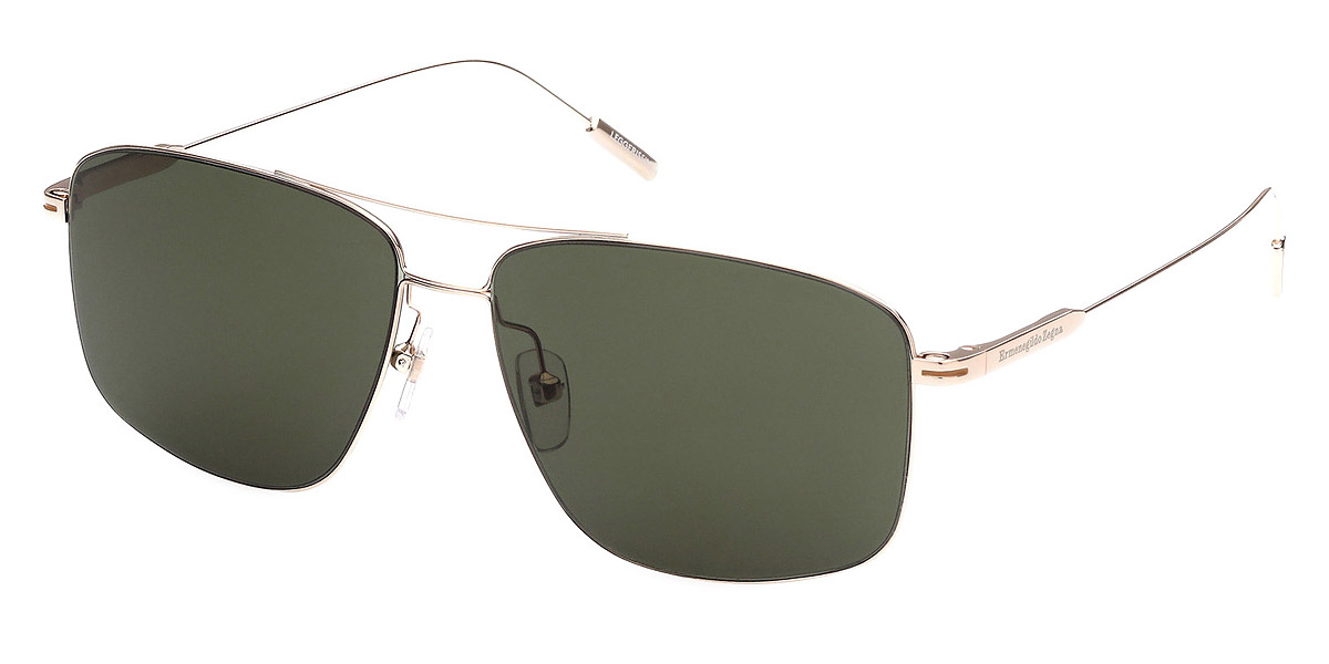 Zegna Ermenegildo Zegna Green Navigator Men's Sunglasses EZ0188-D 28N ...