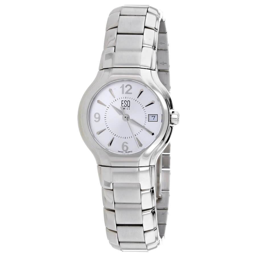 Esq By Movado Classic Silver-tone Dial Ladies Watch 7100745 - Watches ...