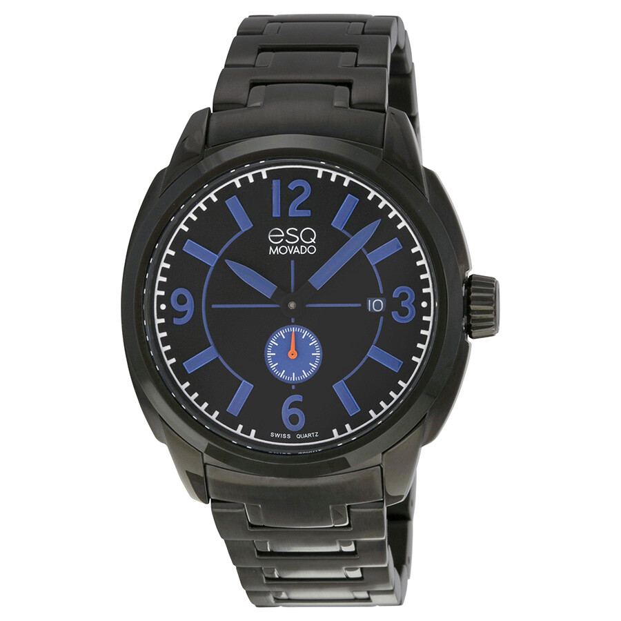 Esq By Movado ESQ Excel Black Dial Men's Watch ESQ- 07301448 - Watches ...
