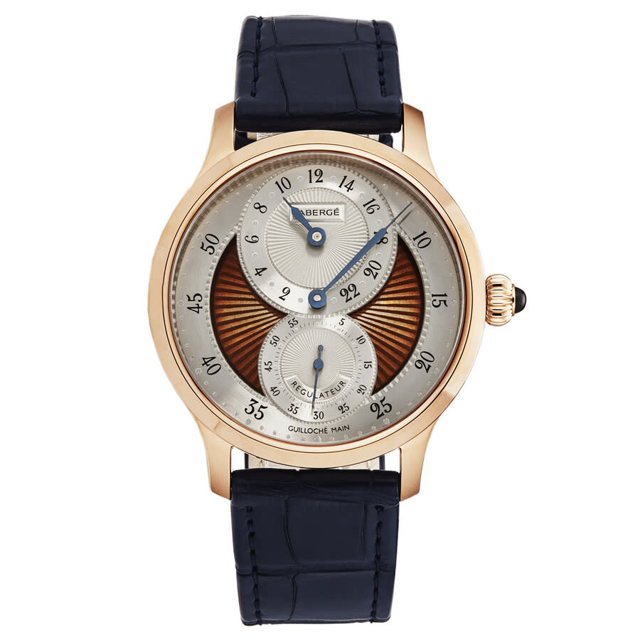 Faberge Agathon Hand Wind Silver Dial Men's Watch FAB-213 - Watches ...