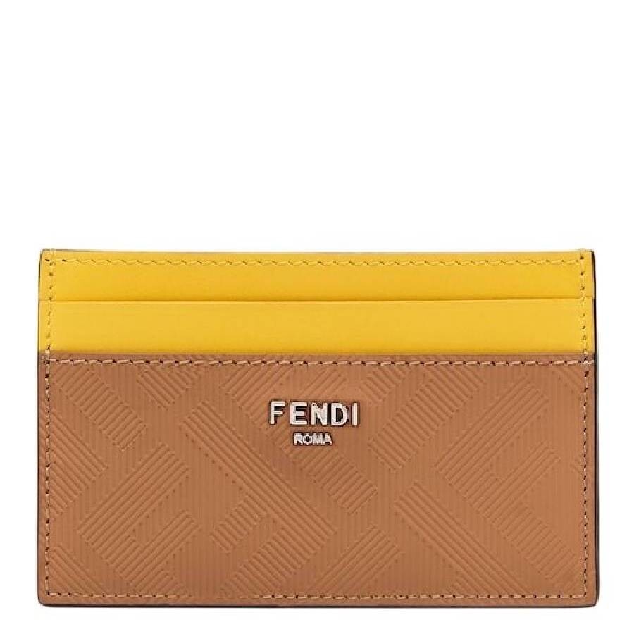 Fendi Shadow Textured FF Card Holder 7M0347-AJF4-F1F2S 2004005546431 ...