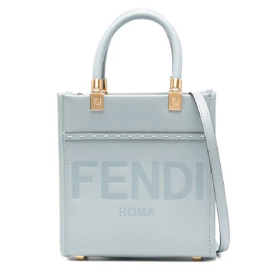 Fendi Sunshine Debossed Logo Leather Tote Bag 8BS092-ARNN-F1NPU ...
